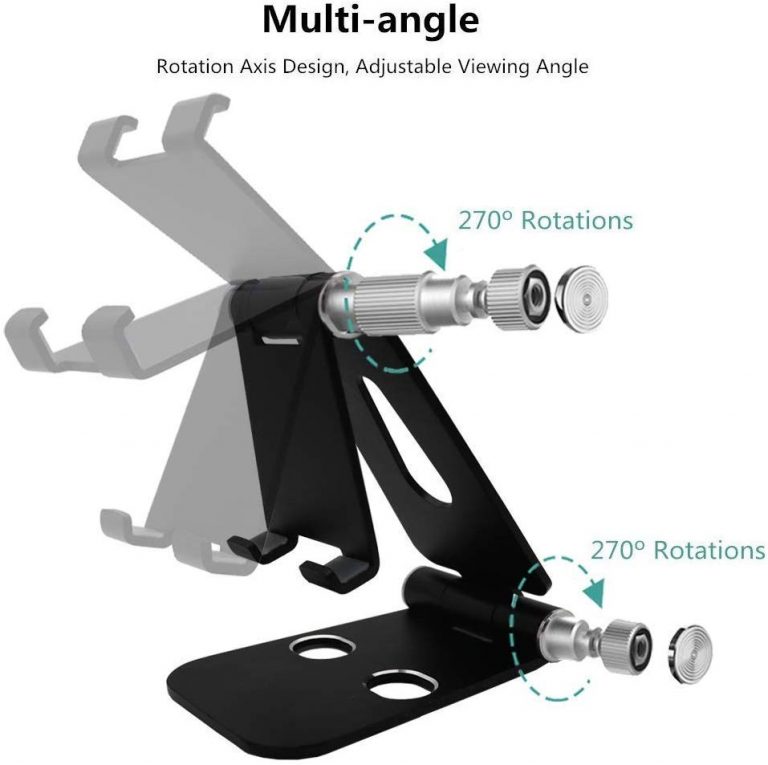 STRIFF Adjustable Laptop Stand and Phone Stand (White) – LSABS1W – STRIFF